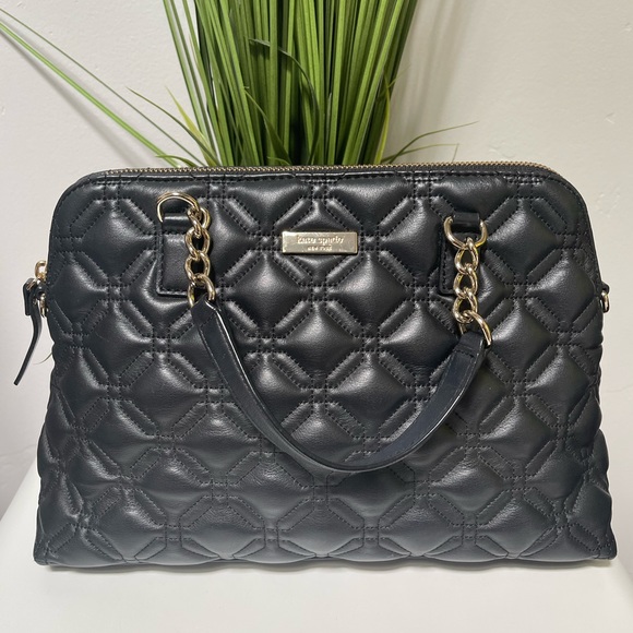 kate spade | Bags | Kate Spade Astor Court Small Black Rachelle Quilted ...